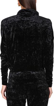 Saint Laurent Velvet Turtleneck - Black