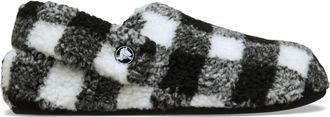 Crocs Classic Buffalo Check Cozzzy Slipper 37-38 EU Black/White