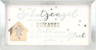 Depesche 11627-008 - Bilderrahmen mit Kompliment, kleiner Deko-Rahmen mit hübschem Spruch, ca. 19 x 10 x 1,9 cm, ideal als Geschenk oder kleine Aufmerksamkeit