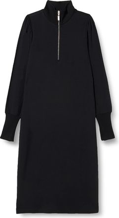 Noppies Damen Dress Astley Long Sleeve Kleid, Black - P090, 32 EU