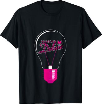 Pussy Deluxe Pink Lightbulb Cat T-Shirt