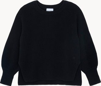 Kujten Pull cachemire col rond manches ballons, 8 fils - Pull Cillian