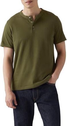 Levi's SS HM Henley Olive Night, Vert Olive, M