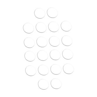 Valiclud 20 St&uuml;ck Teiliges Transparente Gummi pufferpolster rutschfeste M&ouml;belpolster aus Weichem f&uuml;r Kratzschutz und D&auml;mpfung von St&uuml;hlen Tischen und Glasm&ouml;bel