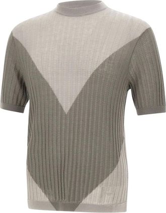 Emporio Armani Homme, Pulls, Gris, Taille: M Pull ras du cou