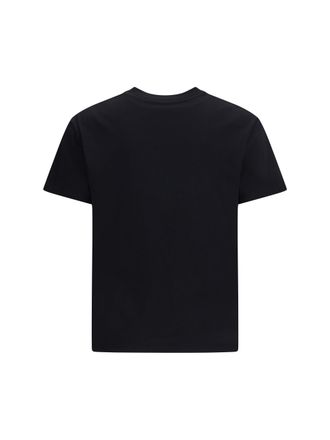Valentino Mens Cotton T-Shirt With Vgold Nero T-Shirts And Polos