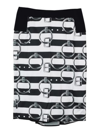 Giles Giles handle print pencil skirt Size M