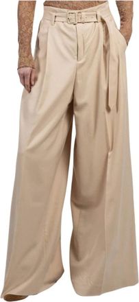 Zimmermann Femme, Pantalons, Beige, Taille: 38 FR Wide Pantalons