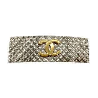 Chanel Pre-owned Vintage Barrette - Femme - Pre-owned - Gris - Taille: ONE Size