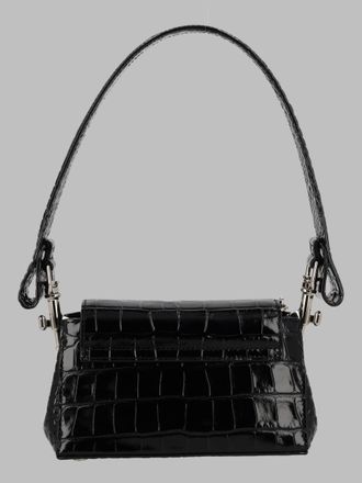 Vivienne Westwood Hazel Calfskin Leather Shoulder Bag - Black