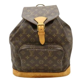 Louis Vuitton Pre-owned Canvas Backpack - Femme - Pre-owned - Brun - Taille: ONE Size