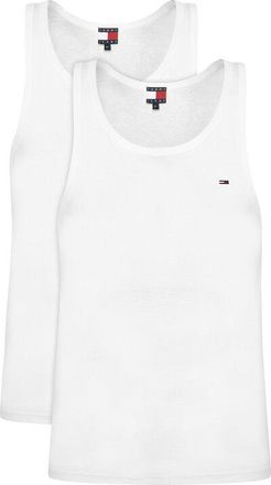 Tommy Jeans Tanktop-Set DM0DM20769 Wei&szlig; Slim Fit