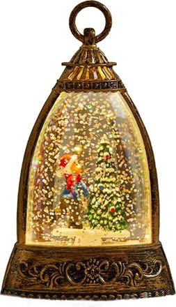 Generico Weihnachtslaterne in Form eines Schneekugels: Beleuchtete und helle batteriebetriebene Lampe, beleuchtete Schneekugel | Geburtstagsparty-Dekoration f&uuml;