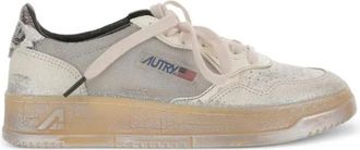 Autry Baskets basses en cuir et paillettes - Homme - Chaussures - Multicolore - Taille: 38 EU