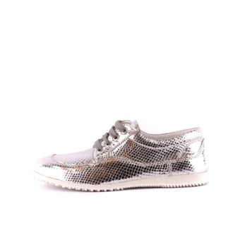 Hogan Femme, Chaussures, Gris, Taille: 36 1/2 EU Baskets Argent Automne/Hiver Style