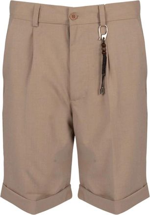 Xagon Man Short d&eacute;contract&eacute; - Homme - Shorts - Beige - Taille: L