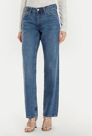 Gina Tricot Jeans 21489 Dunkelblau Straight Fit