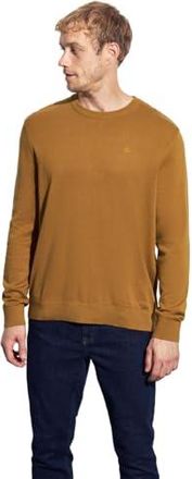 Street One Men Street One Men 3008622 Pull Basique en Coton, Or Jaune, Medium Homme