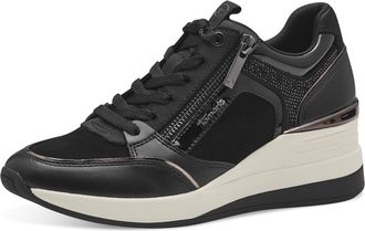 Tamaris Damen Slipper, Frauen Slip On,Wechselfu&szlig;bett,Slip-ons,Freizeitschuhe,modisch,Slipper,Mokassins,Halbschuhe,Slides,Loafer,Black,37 EU