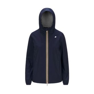 K-Way Blaue Kurze Jacke Polyester - - Jackets - Damen - Blau - XS