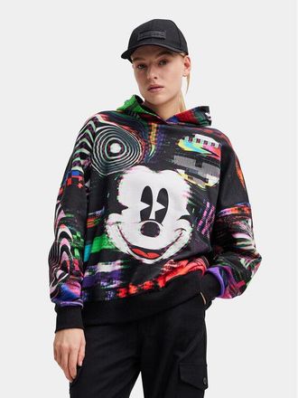 Desigual Sweatshirt 23WWSK11 Schwarz Oversize