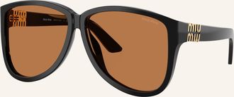 Miu Miu Sonnenbrille Mu a08s schwarz