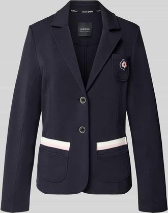 Marc Cain Regular Fit Blazer mit Reverskragen