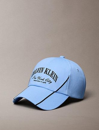 Calvin Klein Casquette r&eacute;glable en serg&eacute; avec logo traditionnel anti-UV