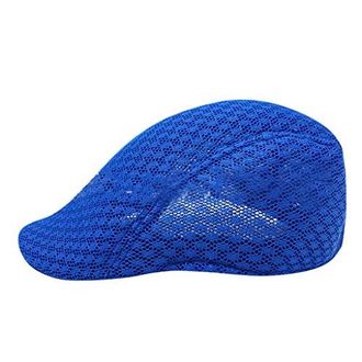 Generic Oreille B&eacute;rets Confortables pour Hommes Maille dans et Lin Respirant Casquettes de Baseball pour Femmes Filles Casquette &agrave; Visi&egrave;re 51, bleu, taille un