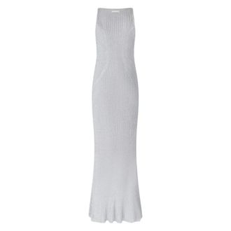 Pinko Rippstrick-Midikleid - - Dresses - Damen - Grau - M