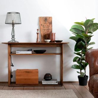 Pier Import Pier Import - Console dentr&eacute;e bois de manguier feni