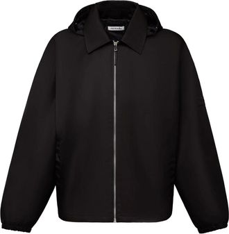 Premiata Homme, Vestes, Noir, Taille: M Blouson avec Capuche Amovible