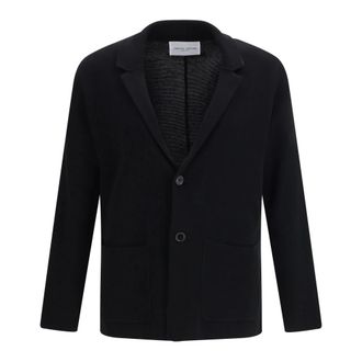Roberto Collina Strickjacke mit Reverskragen - - Jackets - Herren - Schwarzk - XL