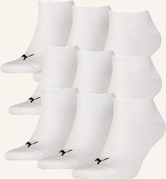 Puma 9er-Pack Sneakersocken Plain weiss