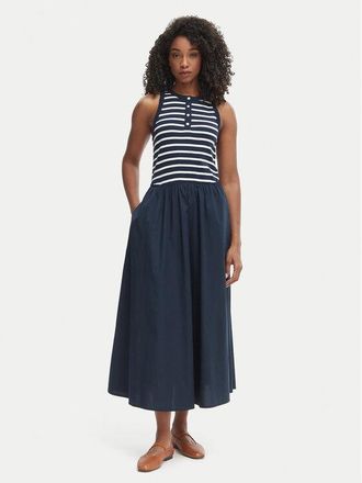 Tommy Hilfiger Kleid f&uuml;r den Alltag WW0WW49628 Dunkelblau Regular Fit