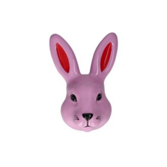 Gift Company Wildheads, Wanddeko, Hase, pink 12x20x14cm