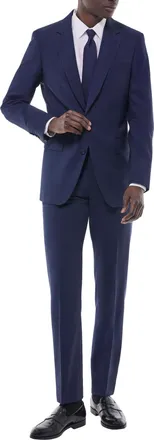 Fursac Costume ajust&eacute; en laine Prince de Galles - Taille 44 - Homme