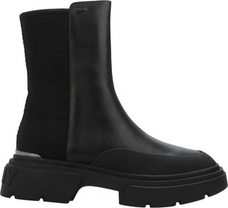 DKNY Fleming Stiefeletten f&uuml;r Damen, Leder (Schwarz)