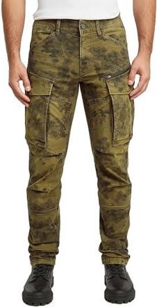 G-Star Rovic Zip 3D Regular Tapered Pants Pantalon, Multicolore (Vintage Dust Dark Olive Forest Camo D02190-E081-H584), 32W / 34L Hommes