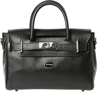 Mac Douglas Handtasche Mac Douglas Sacs Main MINI Pyla Buni Cuir Noir