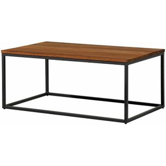 Massivmoebel24 Couchtisch Wildeiche 100x60x43 natur ge&ouml;lt LOUNGE COLLECTION 09