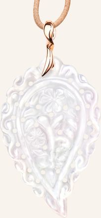 Tamara Comolli Tamara Comolli Anhänger Pendant India Large Mother Of Pearl White Aus 18 Karat Roségold Und Perlmutt rosegold