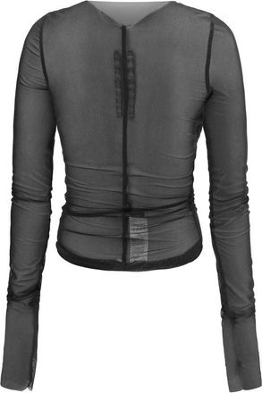 Rick Owens Womens Black Nylon Blouse