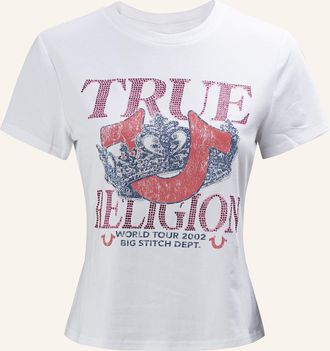 True Religion T-Shirt Crystal weiss