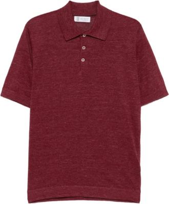 Brunello Cucinelli Homme, Tops, Rouge, Taille: 2XL Tricots