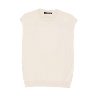 Department Five Gabuti Gilet Oblo - - Knitwear - Damen - Beige - M