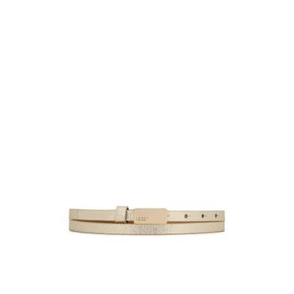 Kazar Femme, Accessoires, Jaune, Taille: 90 CM Narrow Leather Belt