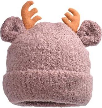 Generic Bonnet Femme Hiver Bonnet Femme Chapeau Femme Hiver Confortable Classique - Bonnet Renne Cozy Hiver, Doubl&eacute; Polaire et Cache-Oreilles, Style Trappeur 