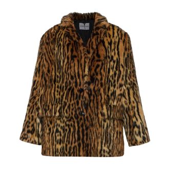 Stand Studio Stand Studio - Manteau en fausse fourrure Emmie - Femme - Vestes - Brun - Taille: 40 FR