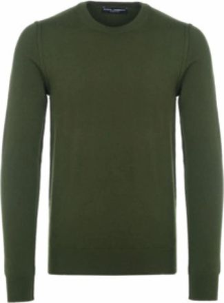 Dolce & Gabbana Gr&uuml;ner Herren Pullover Strickjacke - - Knitwear - Herren - Gr&uuml;n - M